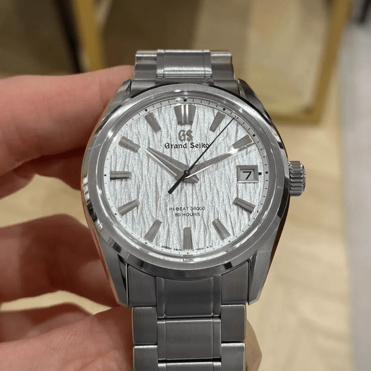 Presentación Grand Seiko SLGH005 White Birch - SaFonaGastroCrono