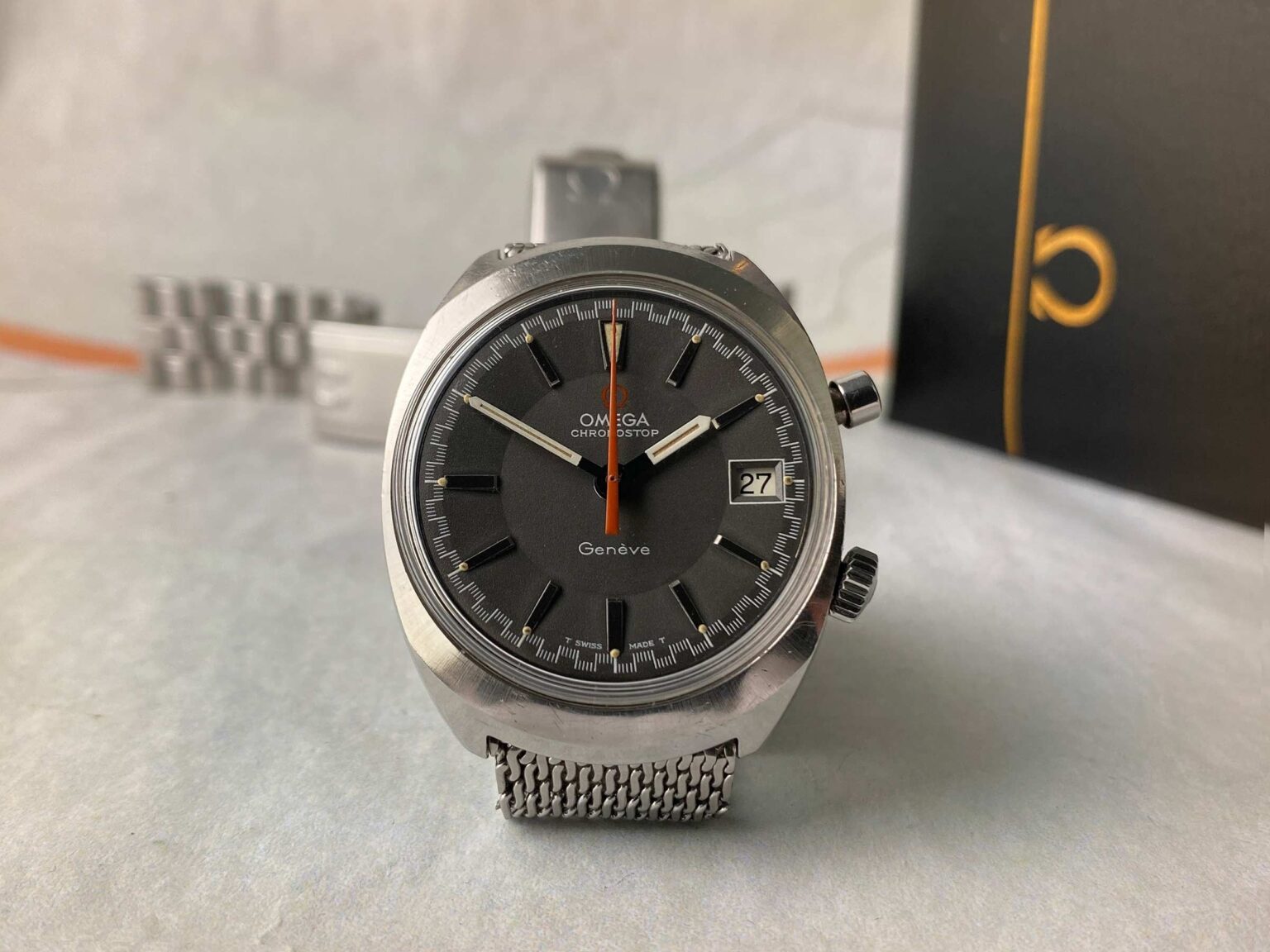 Reseña Omega Genève Chronostop 145.010 “Driver Dial” - SaFonaGastroCrono