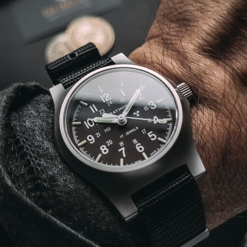 Reseña Marathon GPM Officer’s Field Watch 39 mm - SaFonaGastroCrono